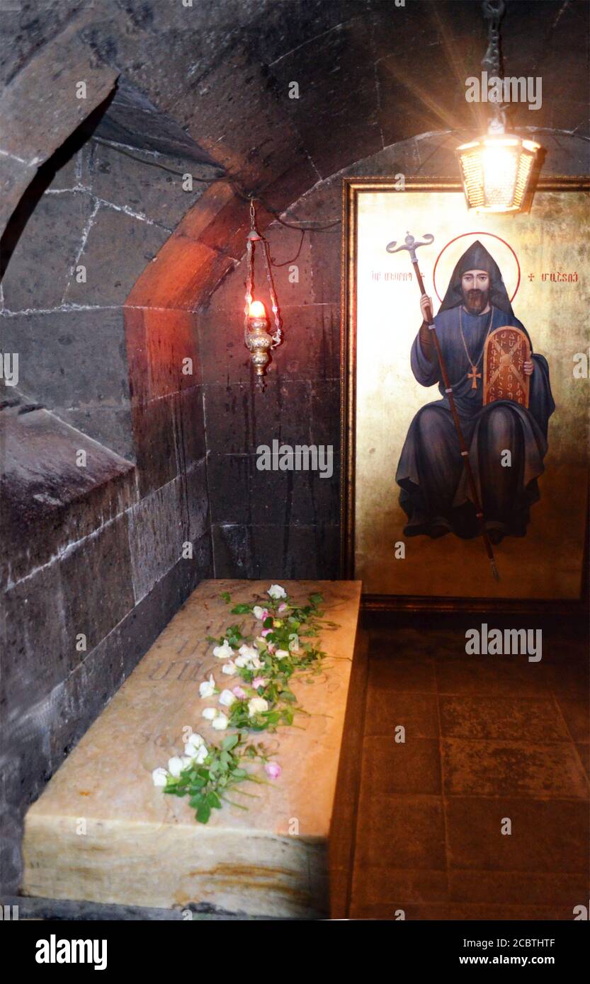 Armenia Mesrop Mashtots Tomb Stock Photo - Alamy
