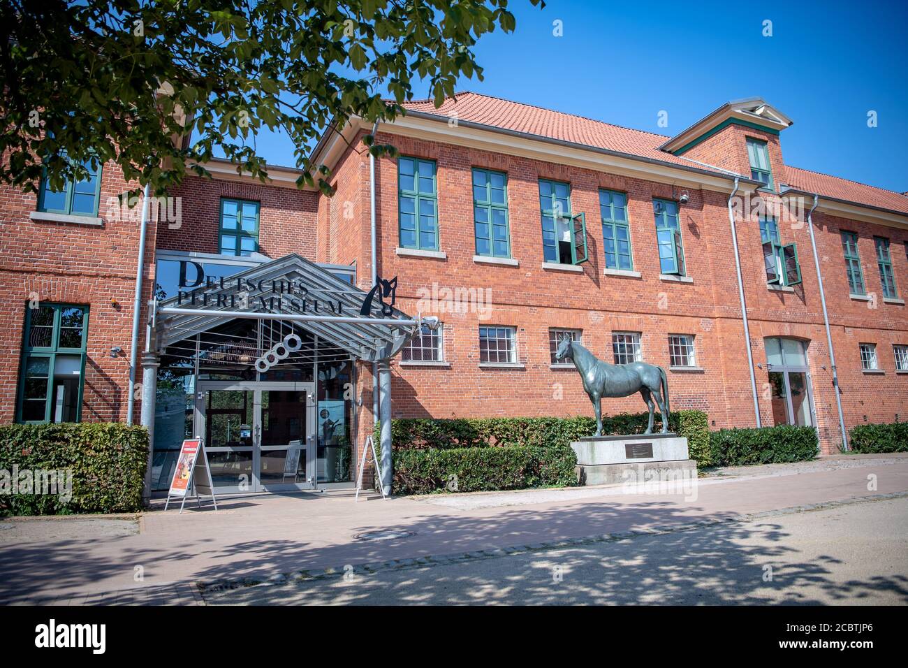 Verden, Germany. 11th Aug, 2020. The horse museum in a former cavalry ...