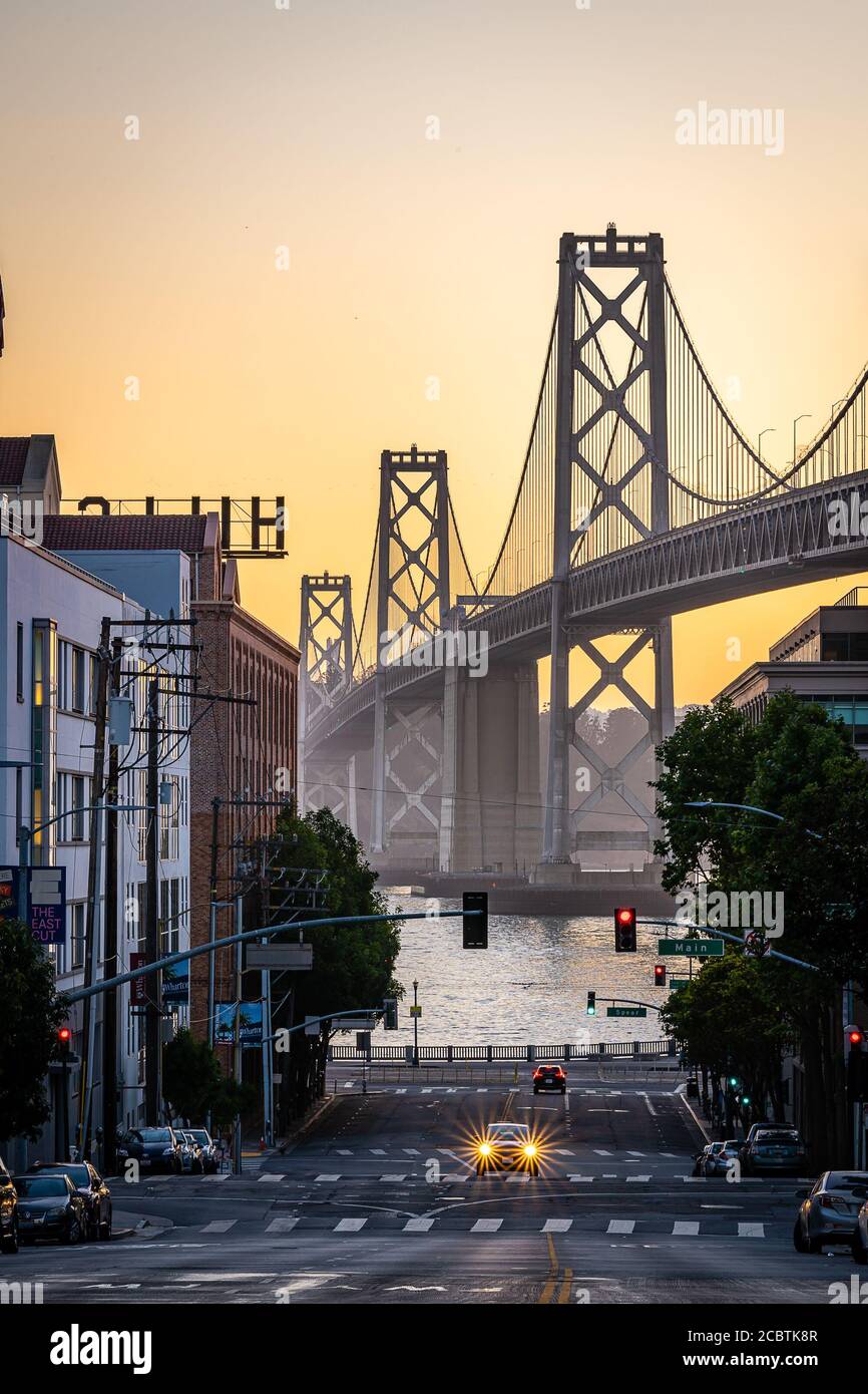 The Bay Bridge & Harrison Street Stock Photo - Alamy