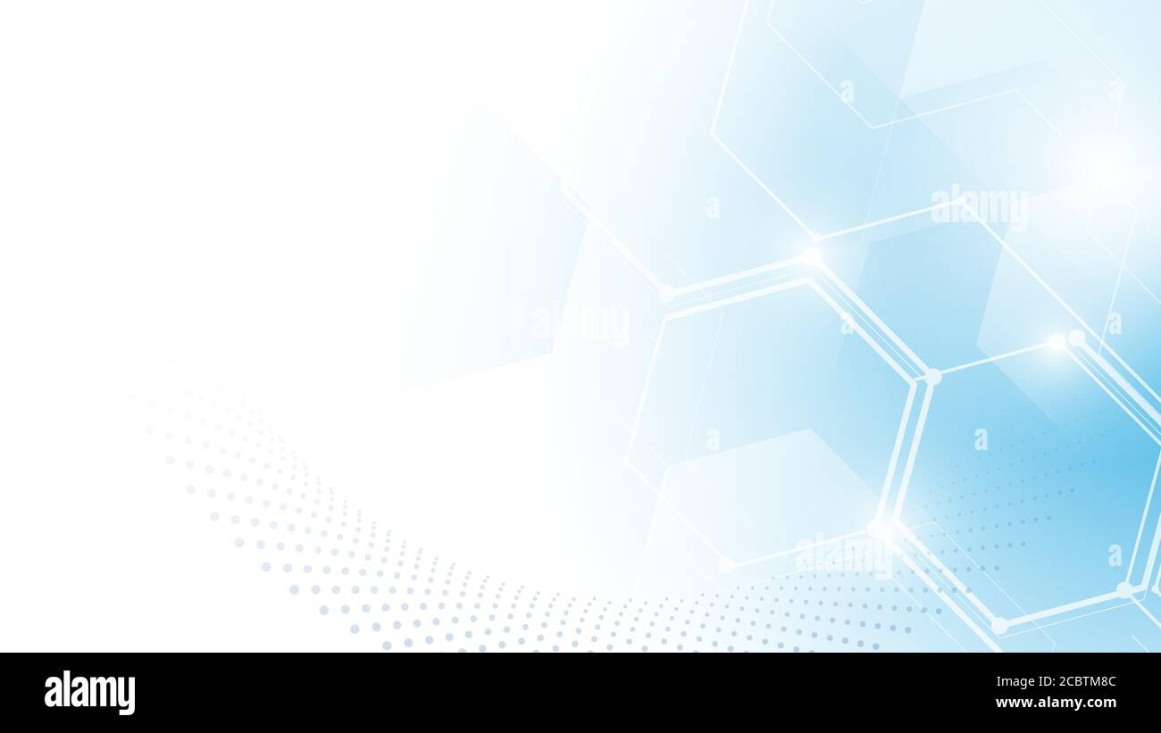 Abstract Hexagons Technology Hi-tech Futuristic Digital concept Background. Vector Illustration ...