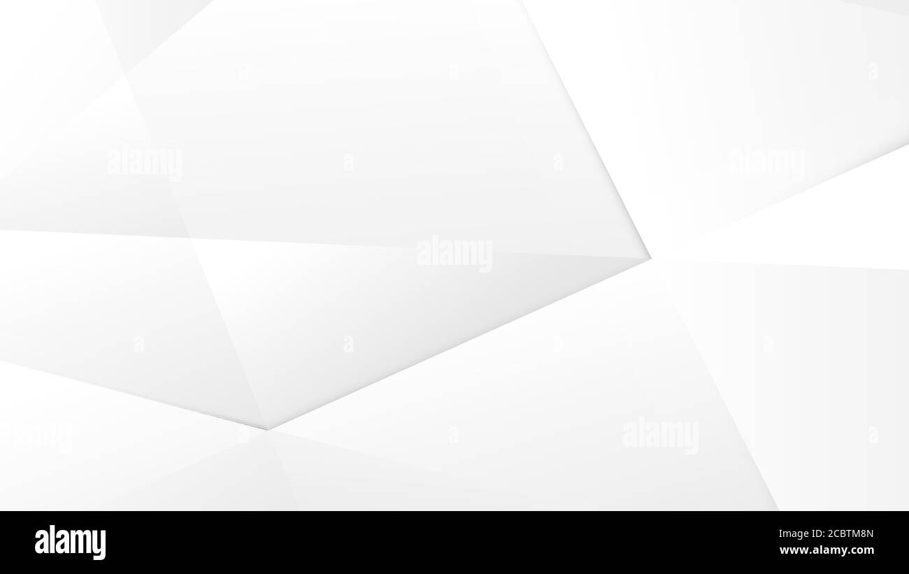 Abstract White and Gray Background. Modern Simple Overlap Geometric ...