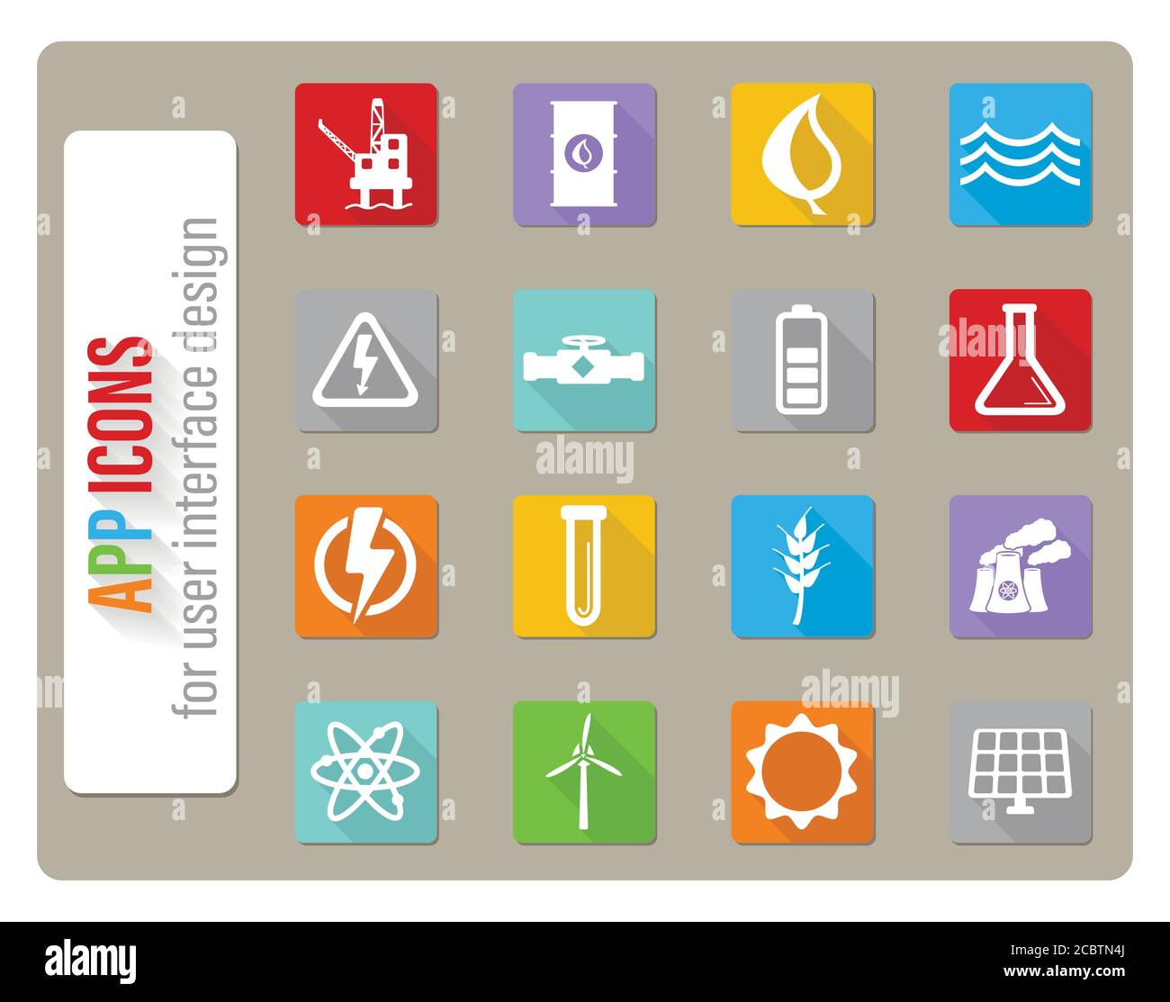 Power generation simply icons Stock Vector Image & Art - Alamy