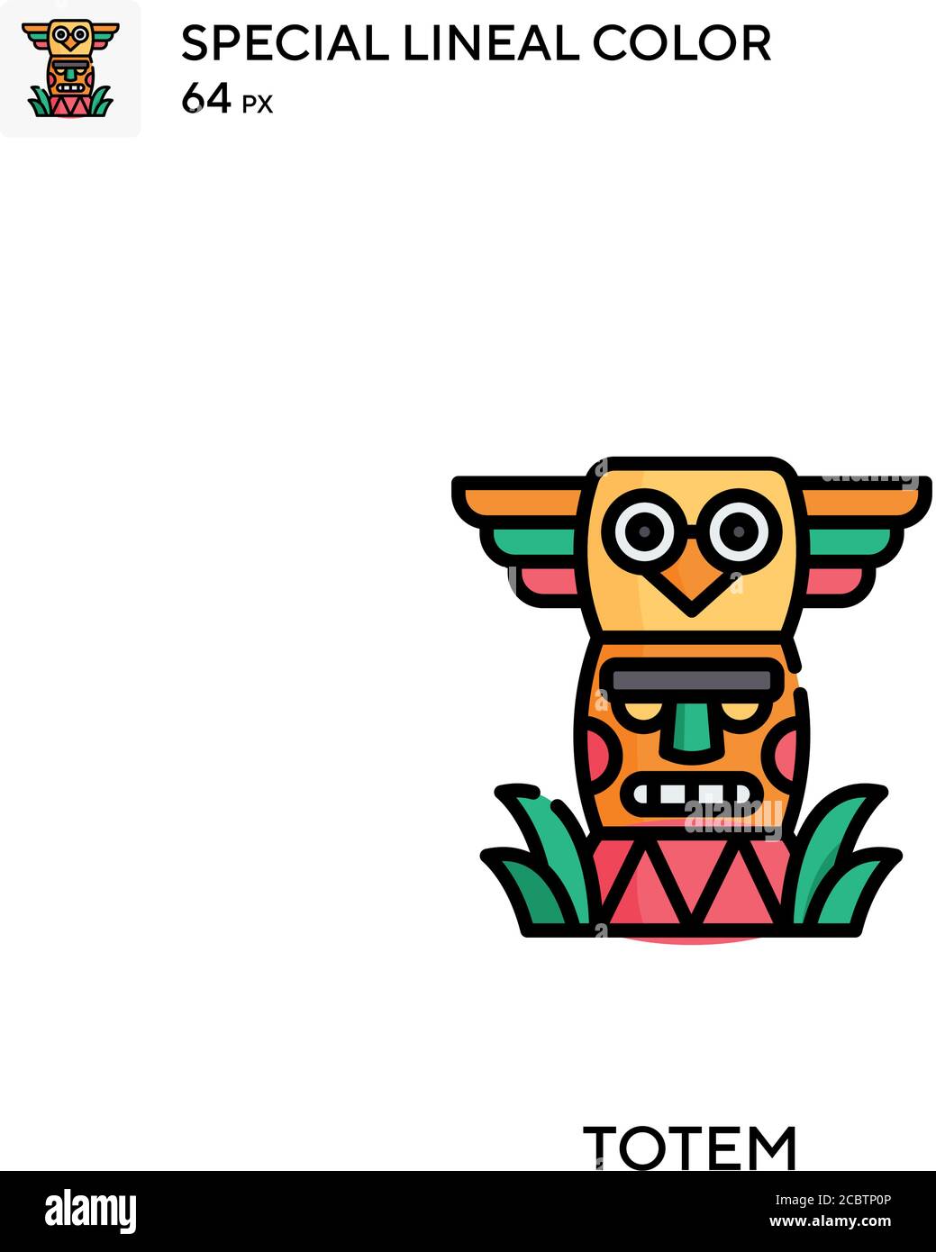 Totem Special lineal color vector icon. Totem icons for your business ...