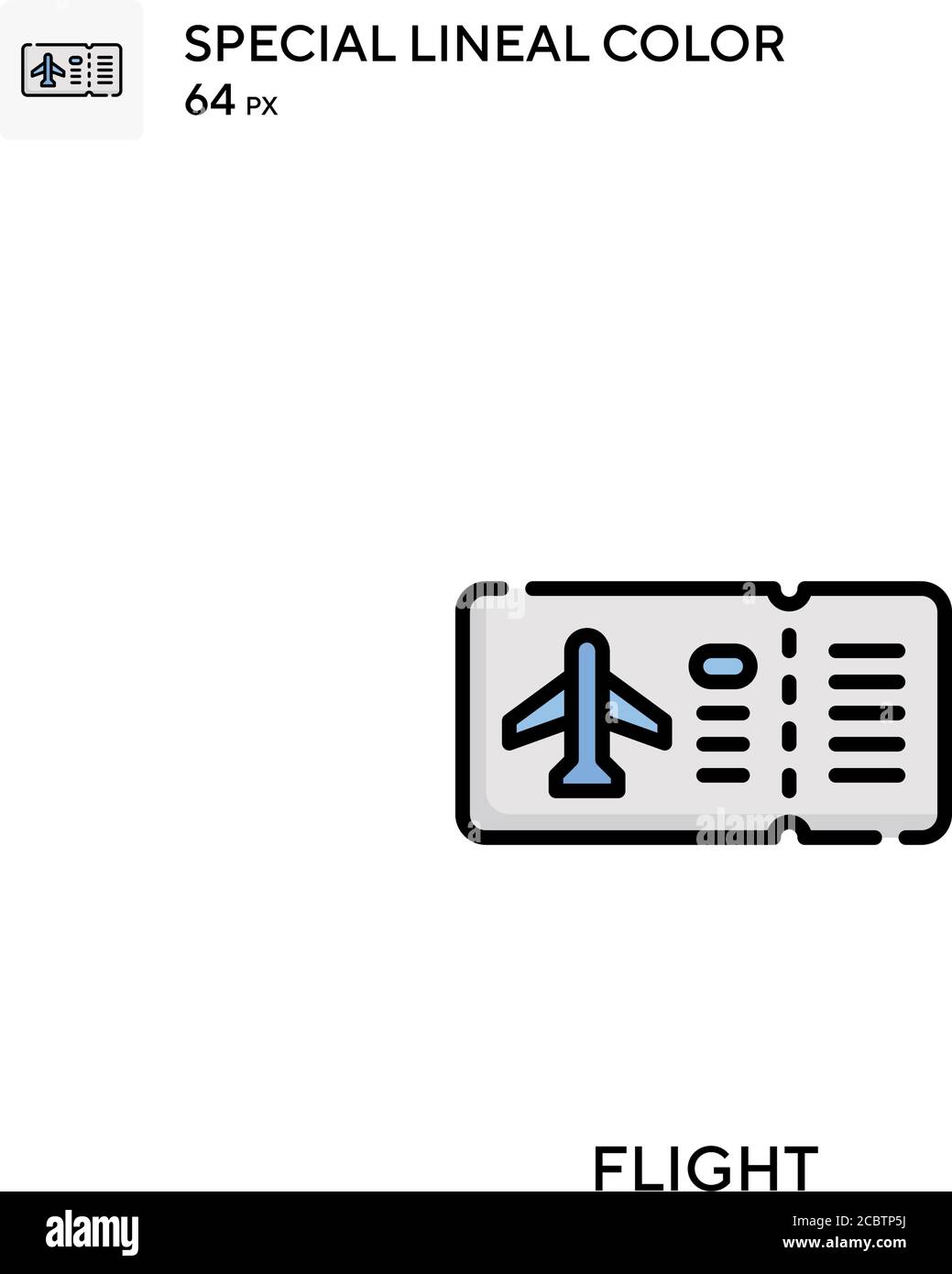Flight Special lineal color vector icon. Flight icons for your business ...
