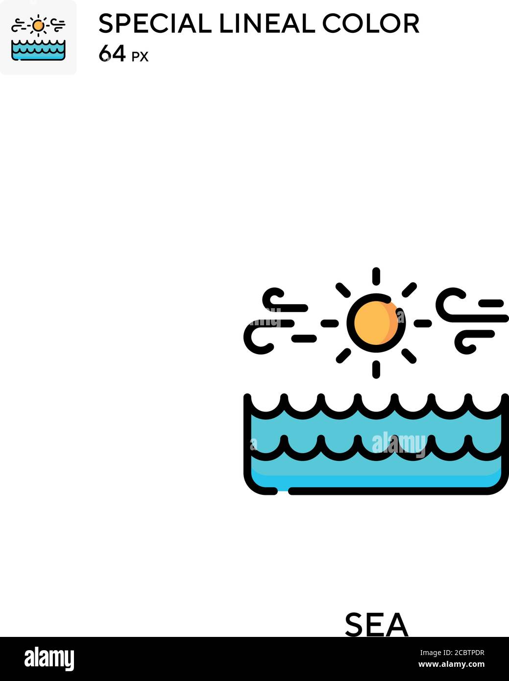 Sea Special lineal color vector icon. Sea icons for your business ...