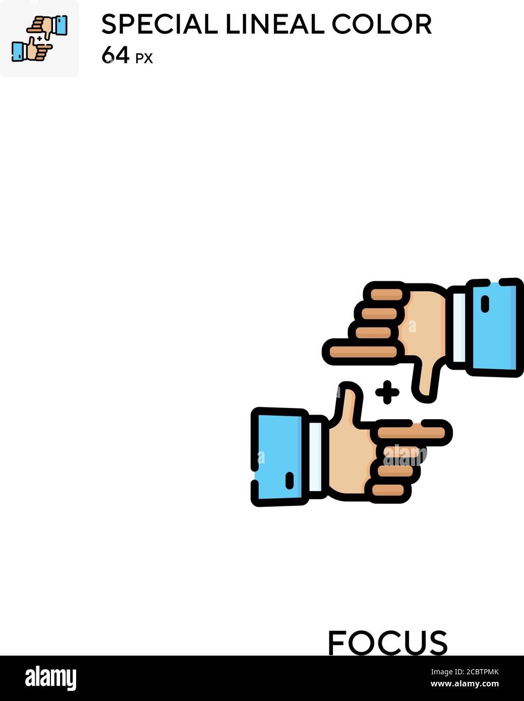 Focus Special lineal color vector icon. Focus icons for your business ...