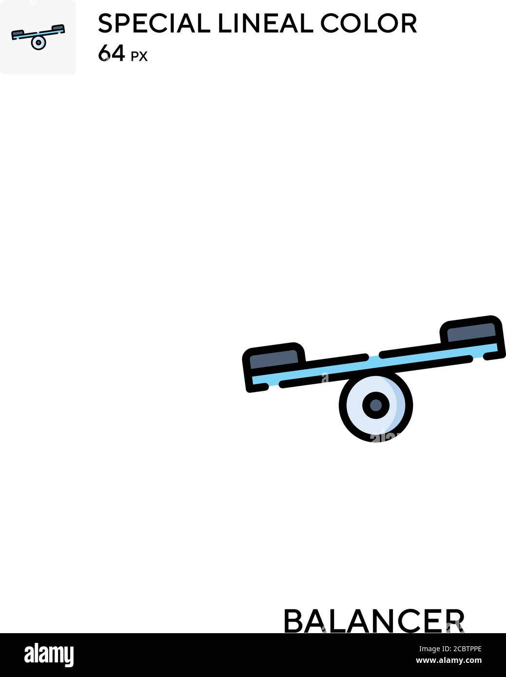 Balancer Special lineal color vector icon. Balancer icons for your ...