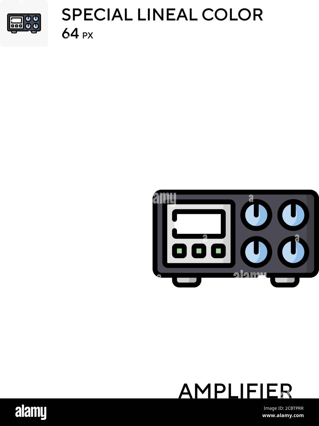 Amplifier Special lineal color vector icon. Amplifier icons for your ...