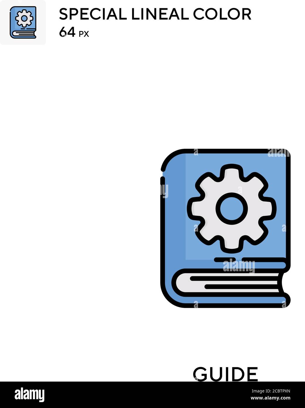 Guide Special lineal color vector icon. Guide icons for your business ...