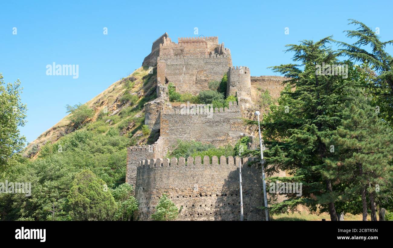 Gori, Georgia - Ruins of Gori fortress. a famous Historic site in Gori ...