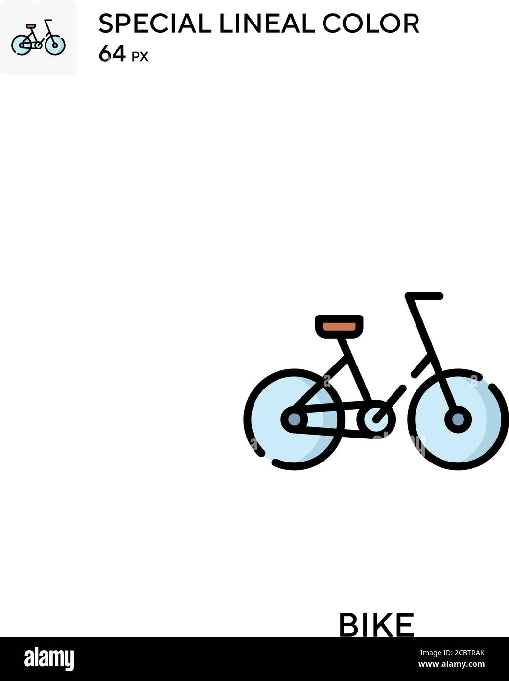 Bike Special lineal color vector icon. Bike icons for your business ...