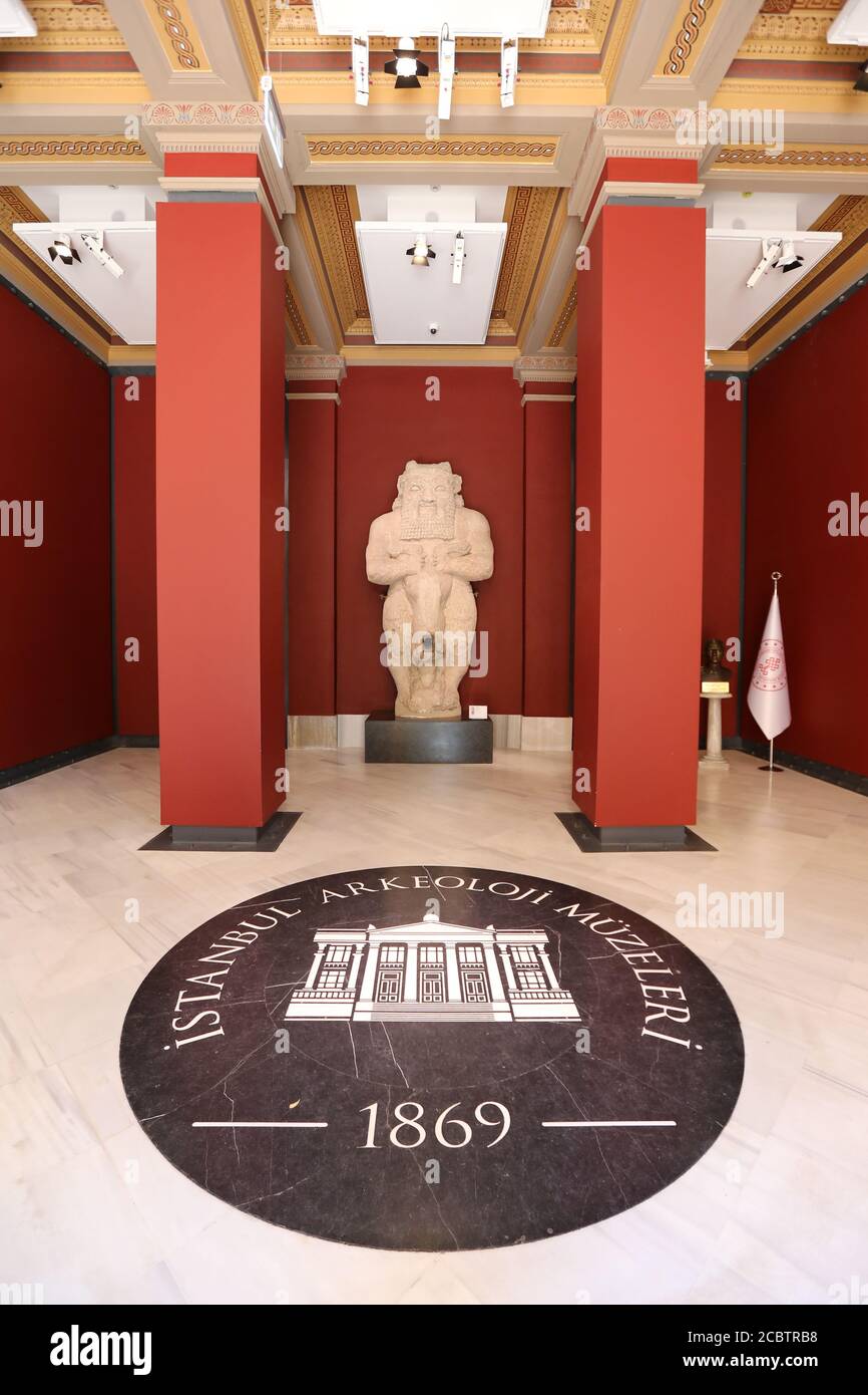 ISTANBUL, TURKEY - AUGUST 01, 2020: Entrance hall of Istanbul ...