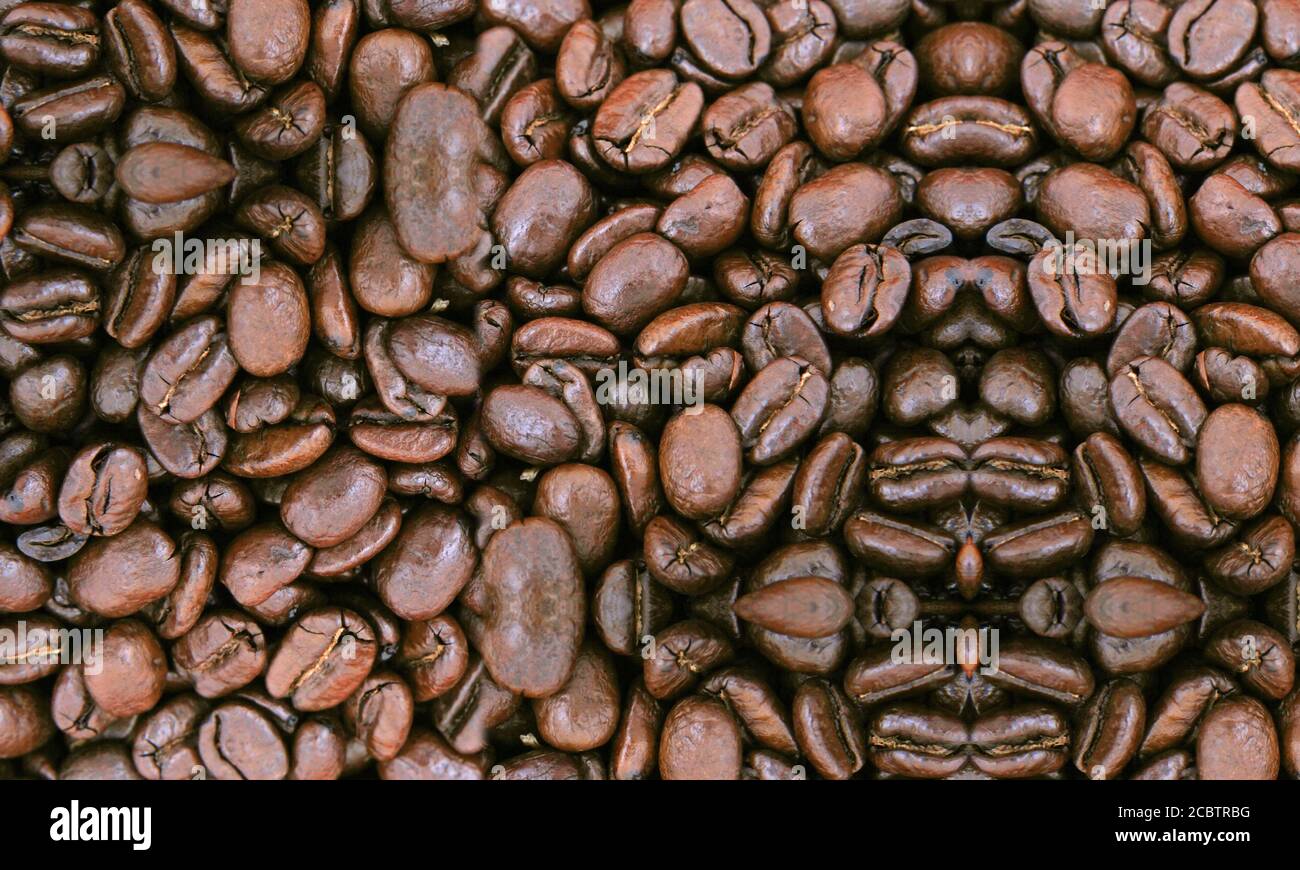 coffee flavor roasted coffee beans Stock Photo - Alamy