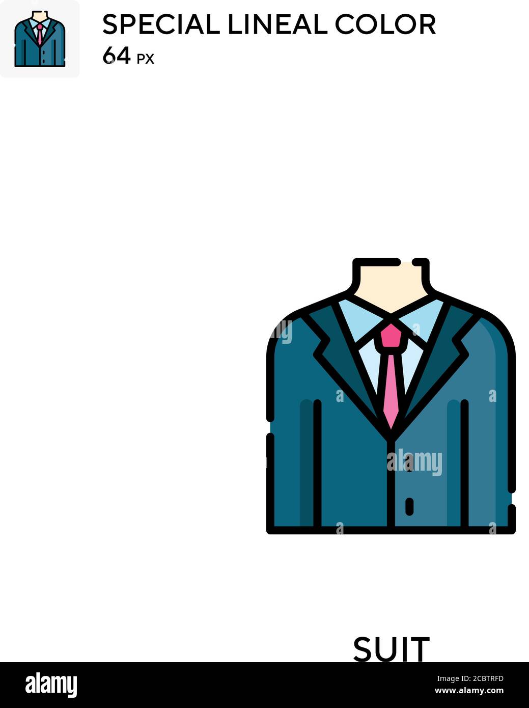 Suit Special lineal color vector icon. Suit icons for your business ...