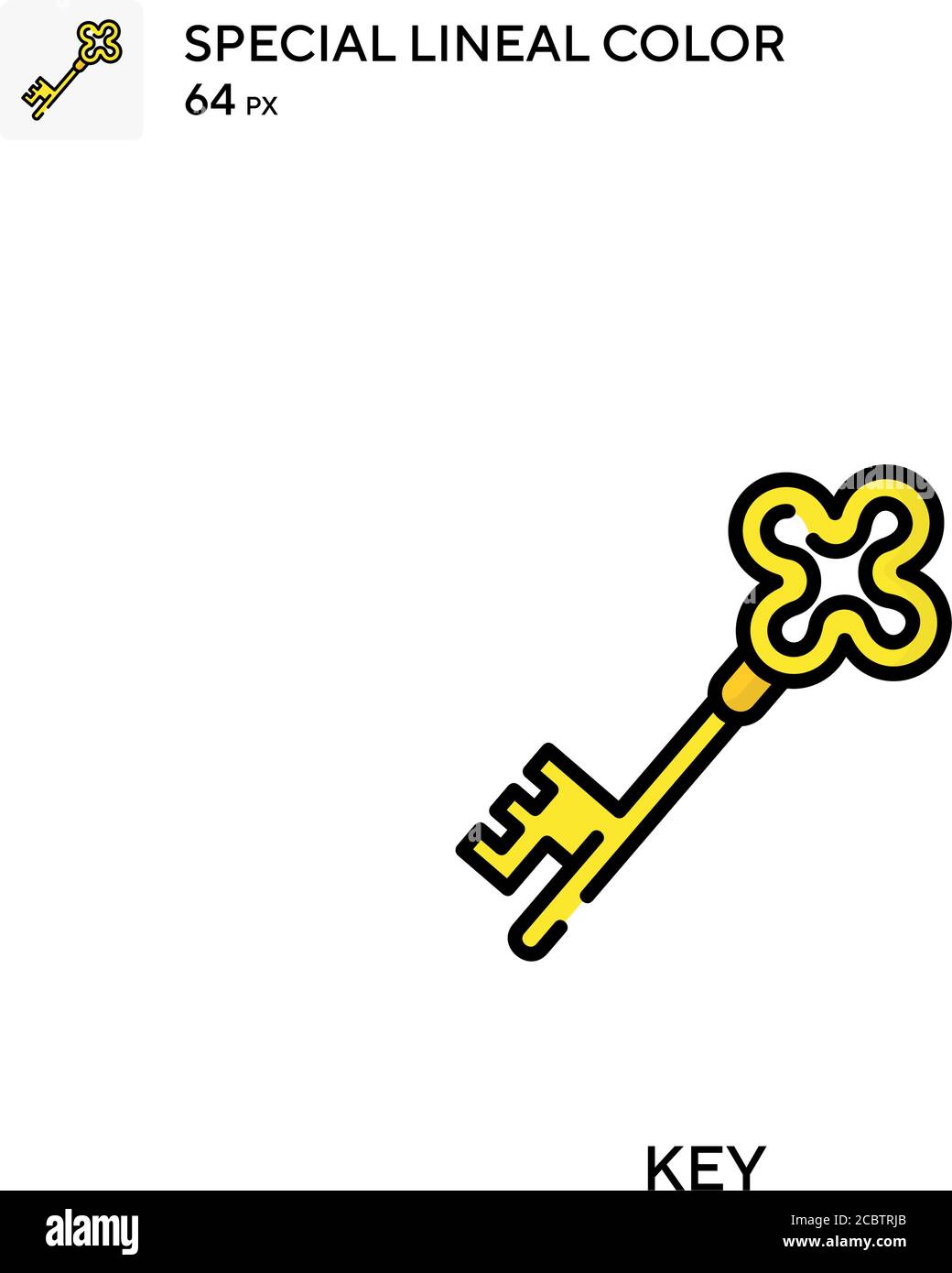 Key Special lineal color vector icon. Key icons for your business ...