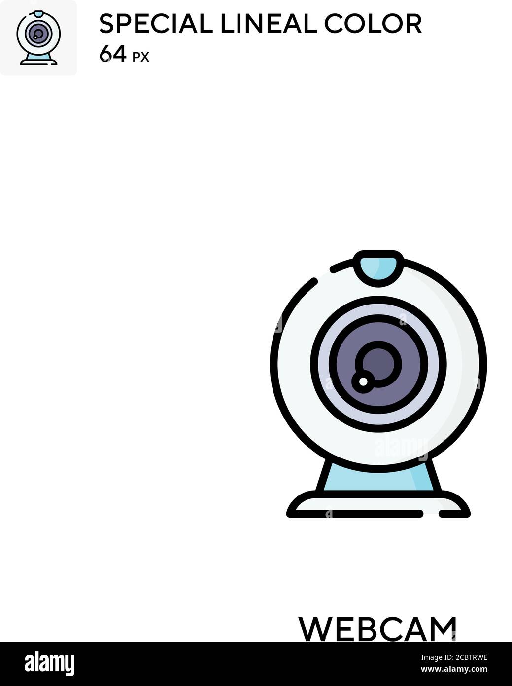 Webcam Special lineal color vector icon. Webcam icons for your business ...
