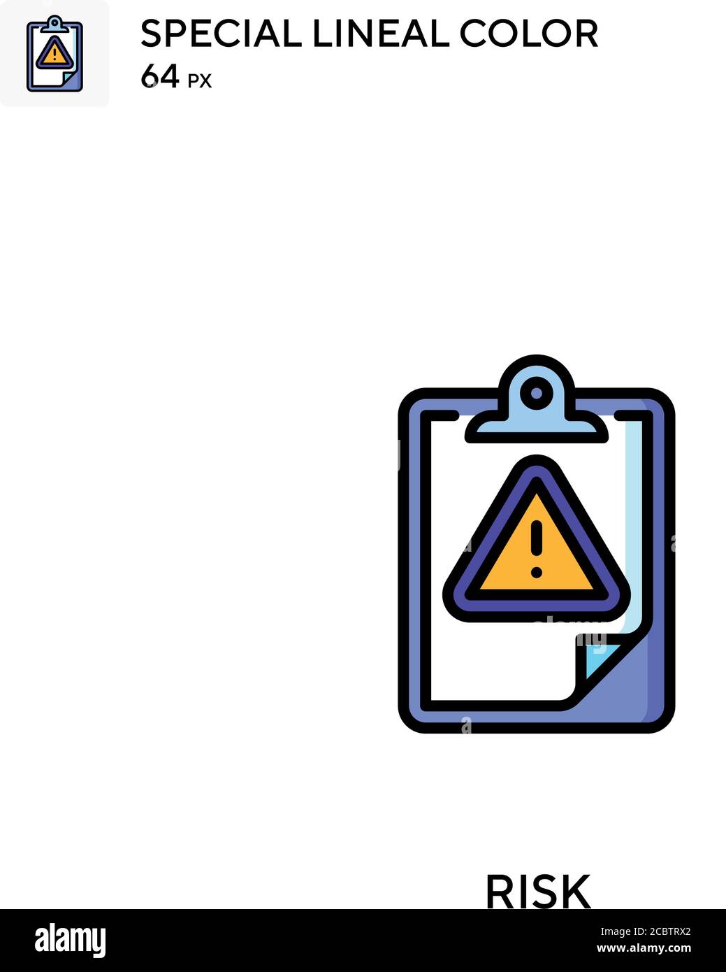 Risk Special lineal color vector icon. Risk icons for your business ...