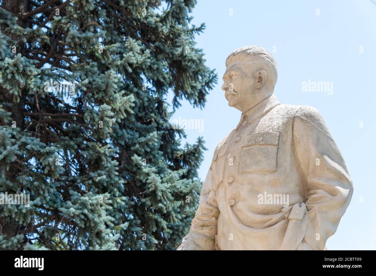 Gori, Georgia - Statue of Joseph Stalin at Stalin Museum in Gori, Shida ...