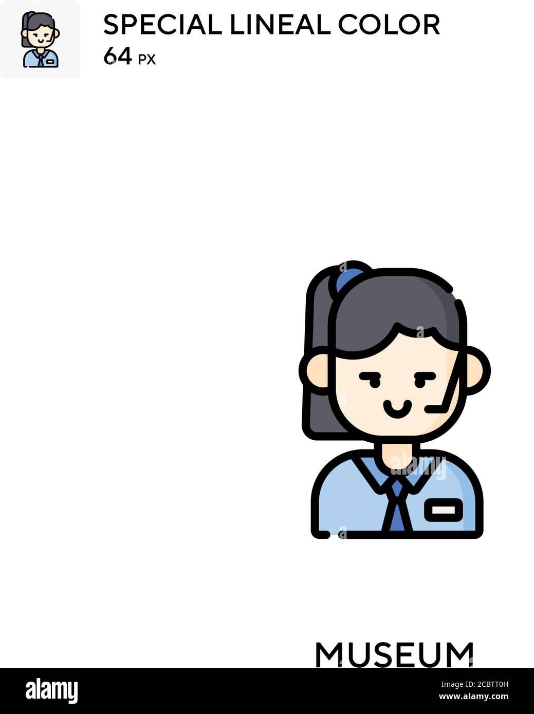 Museum Special lineal color vector icon. Museum icons for your business ...