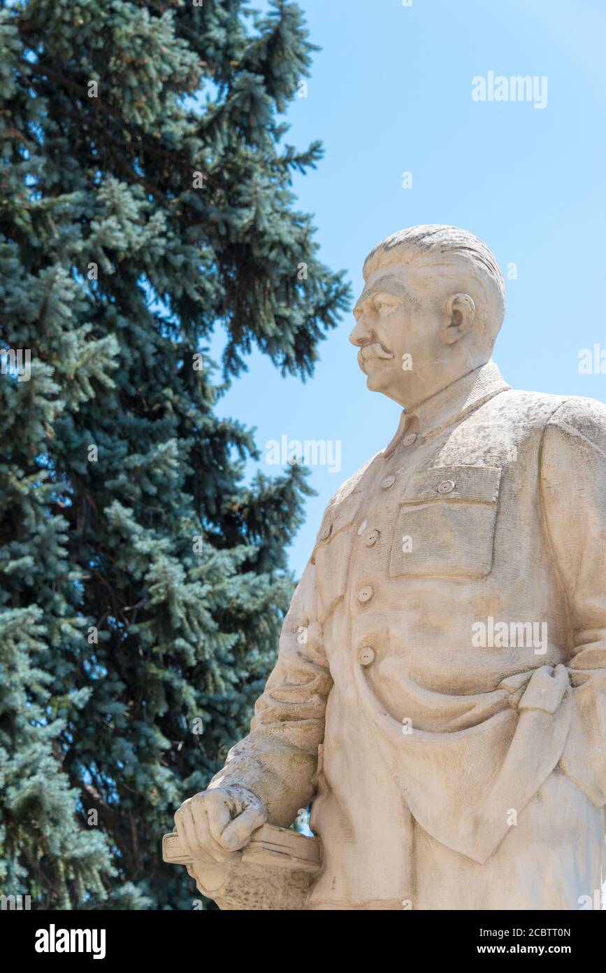 Gori, Georgia - Statue of Joseph Stalin at Stalin Museum in Gori, Shida ...