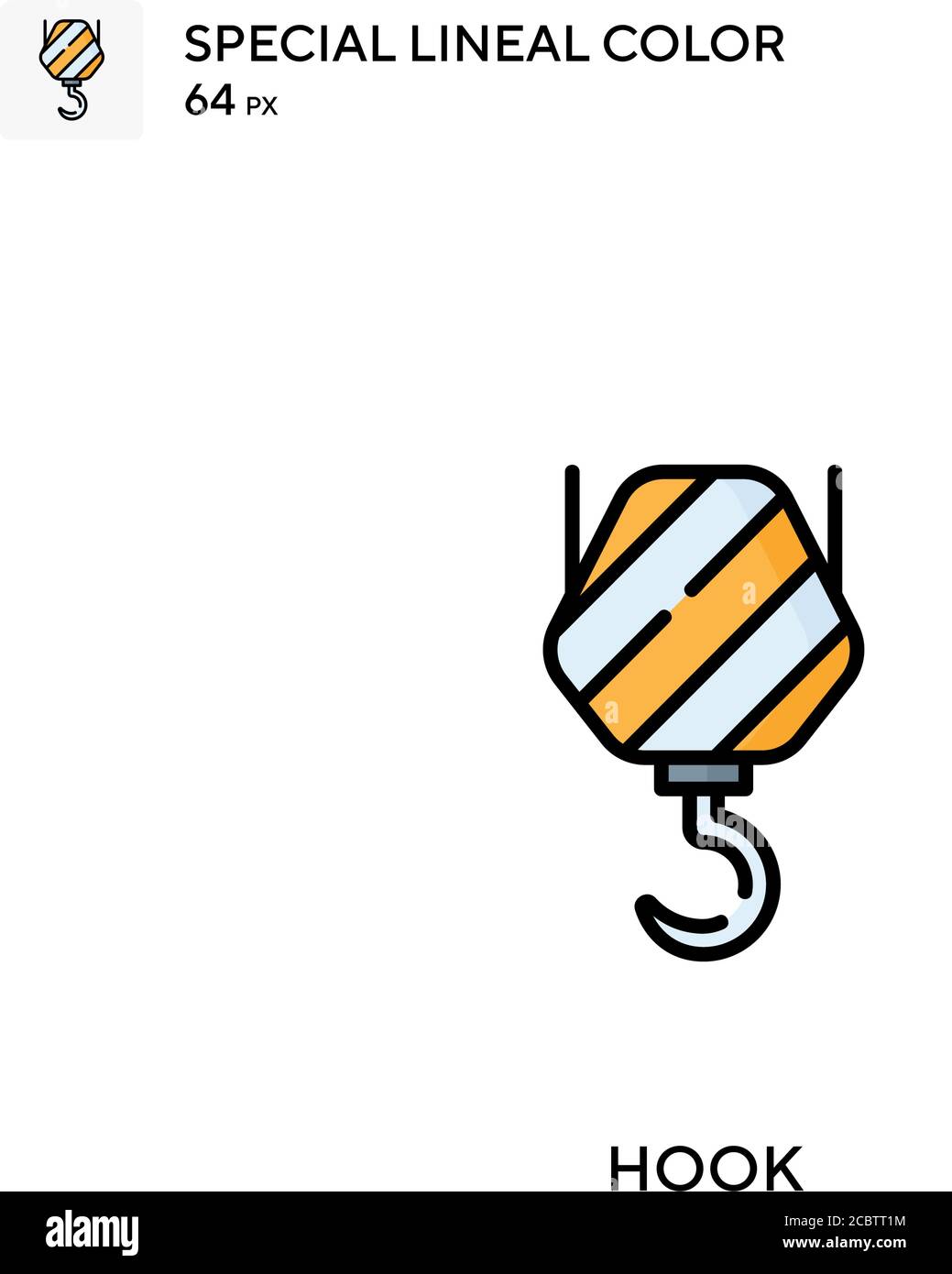 Hook Special lineal color vector icon. Hook icons for your business ...