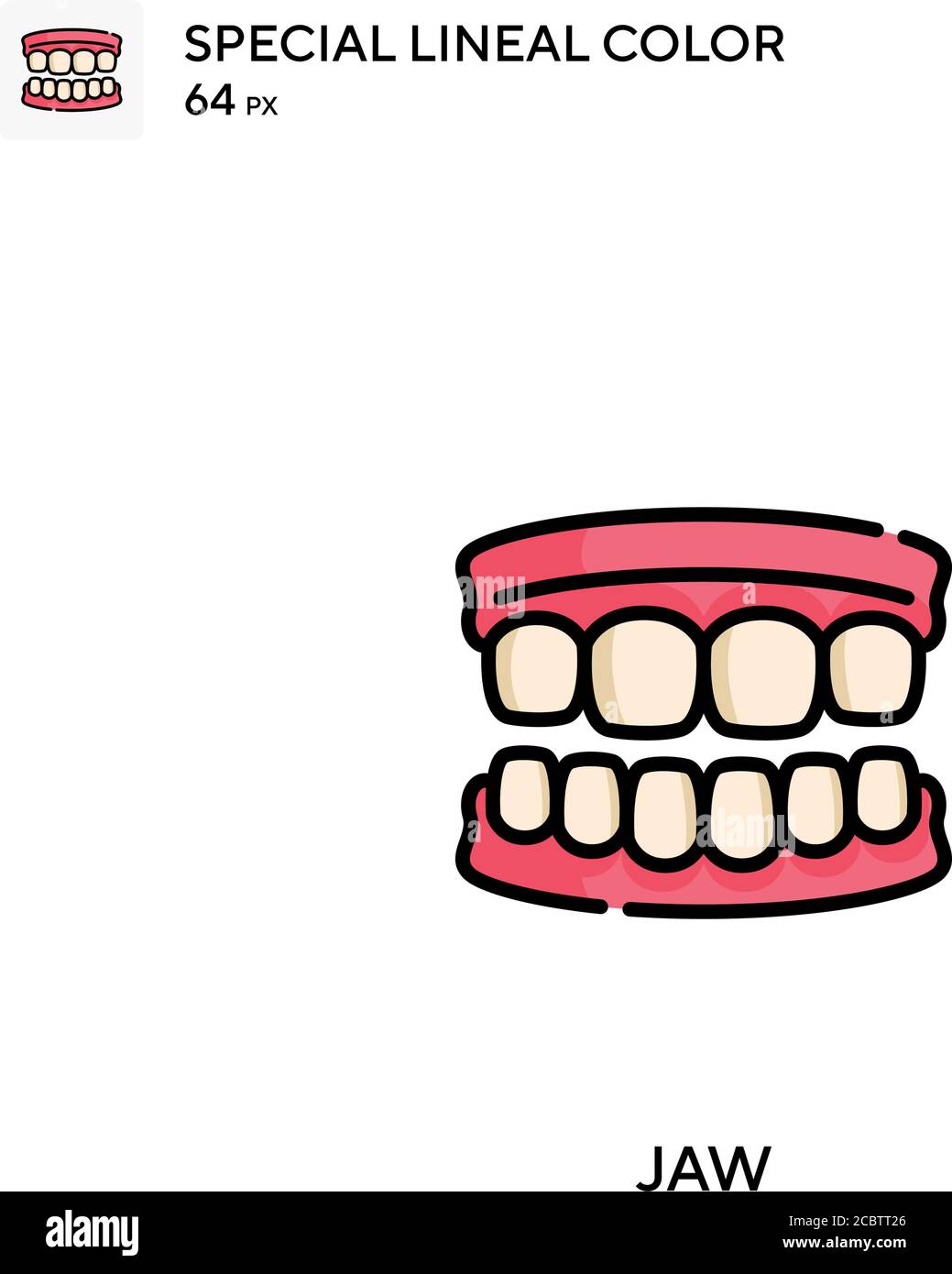 Jaw Special lineal color vector icon. Jaw icons for your business ...