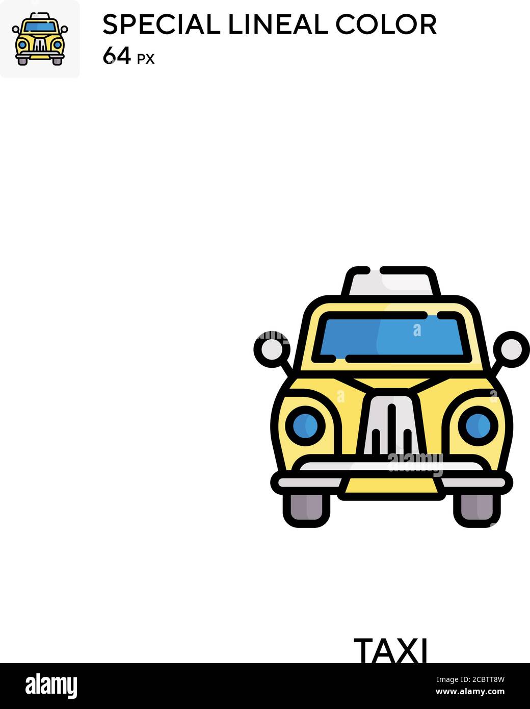 Taxi Special lineal color vector icon. Taxi icons for your business ...