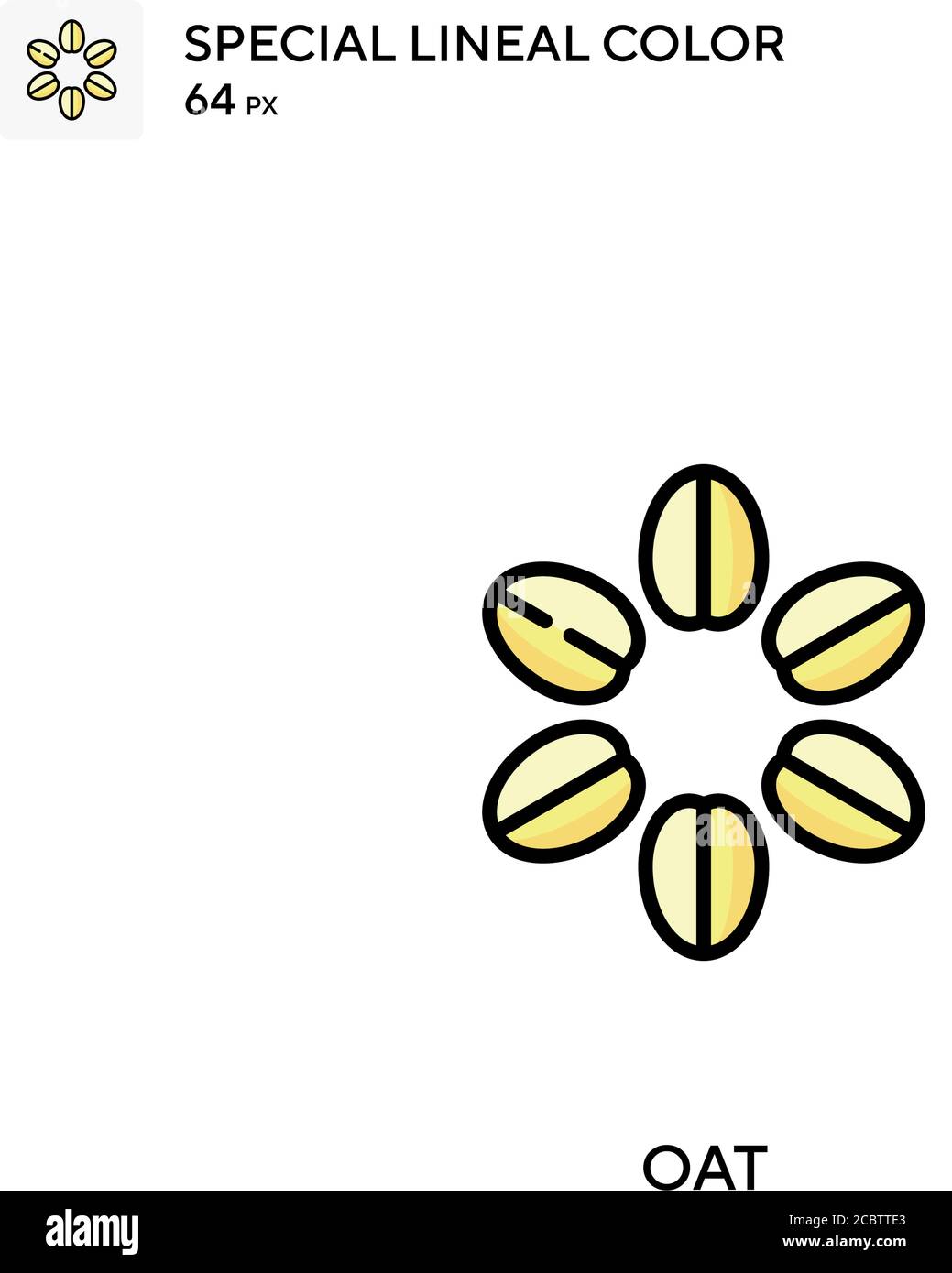 Oat Special lineal color vector icon. Oat icons for your business ...