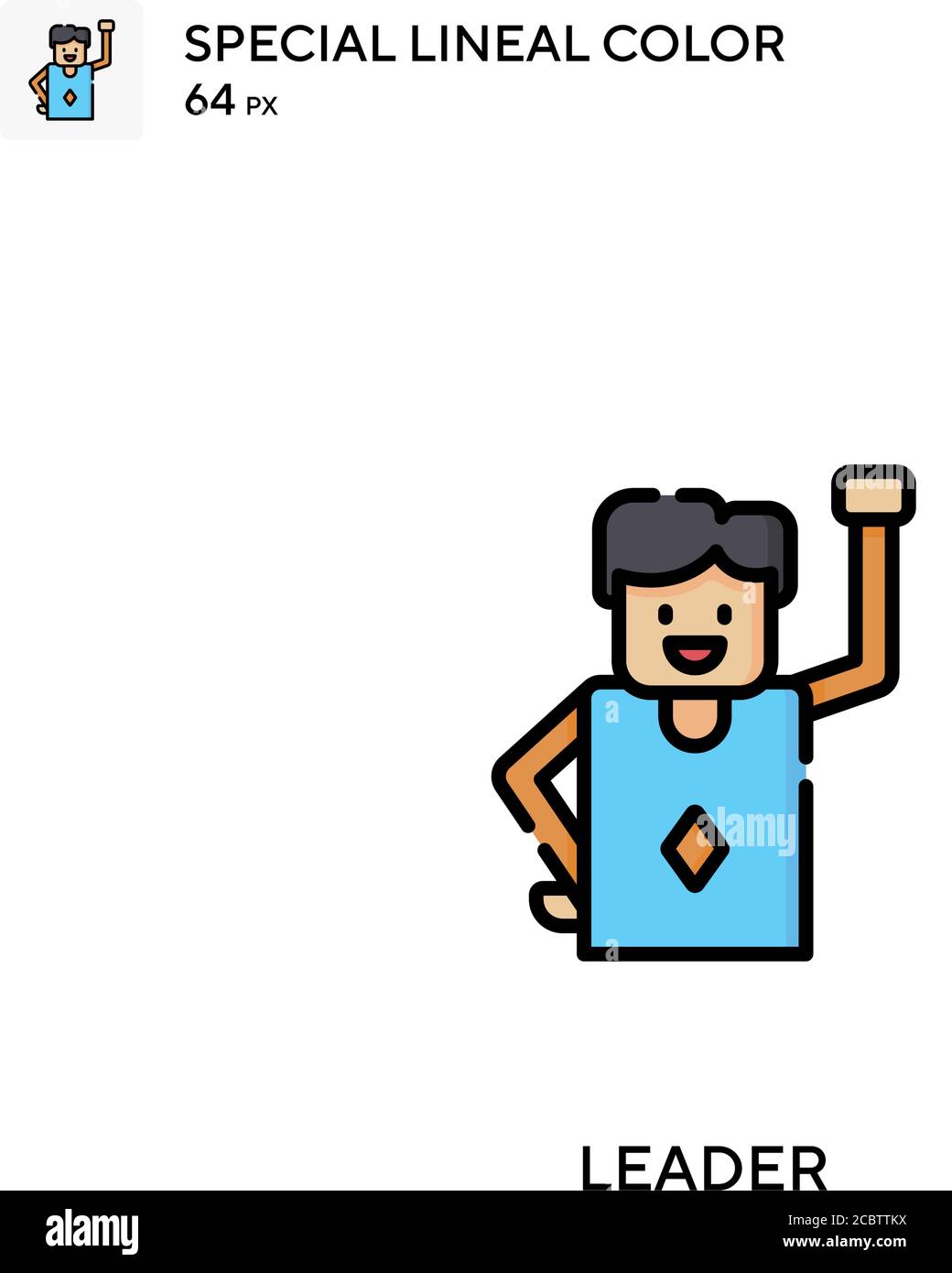 Leader Special lineal color vector icon. Leader icons for your business ...