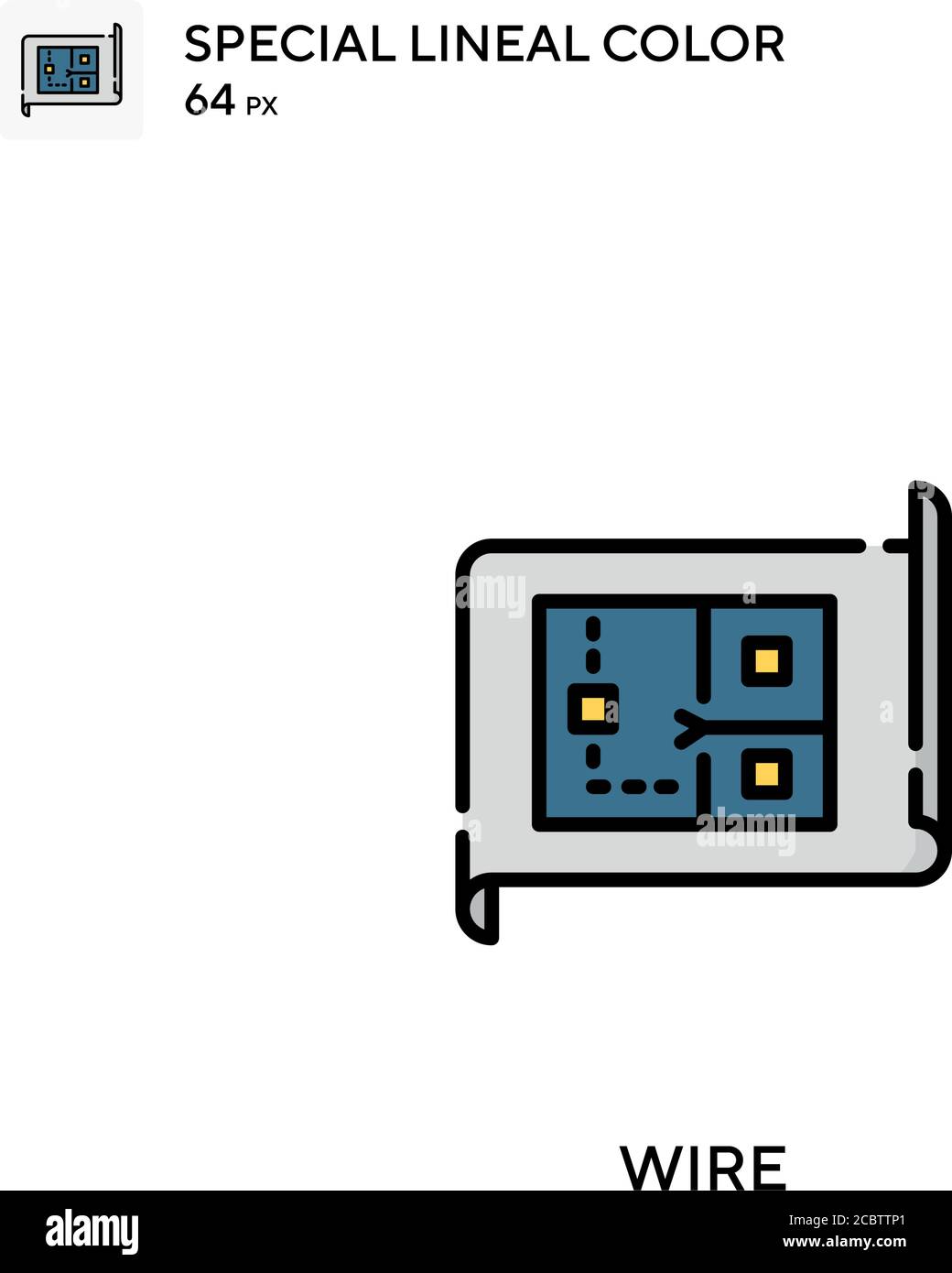 Wire Special lineal color vector icon. Wire icons for your business ...