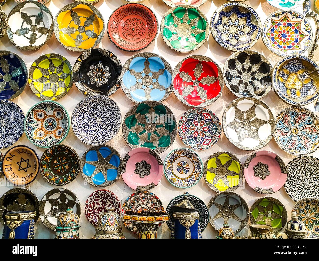 Beautiful ceramic plates on hi-res stock photography and images - Alamy
