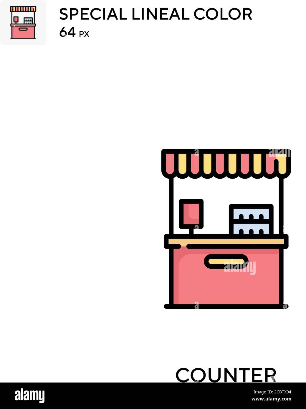 Counter Special lineal color vector icon. Counter icons for your ...