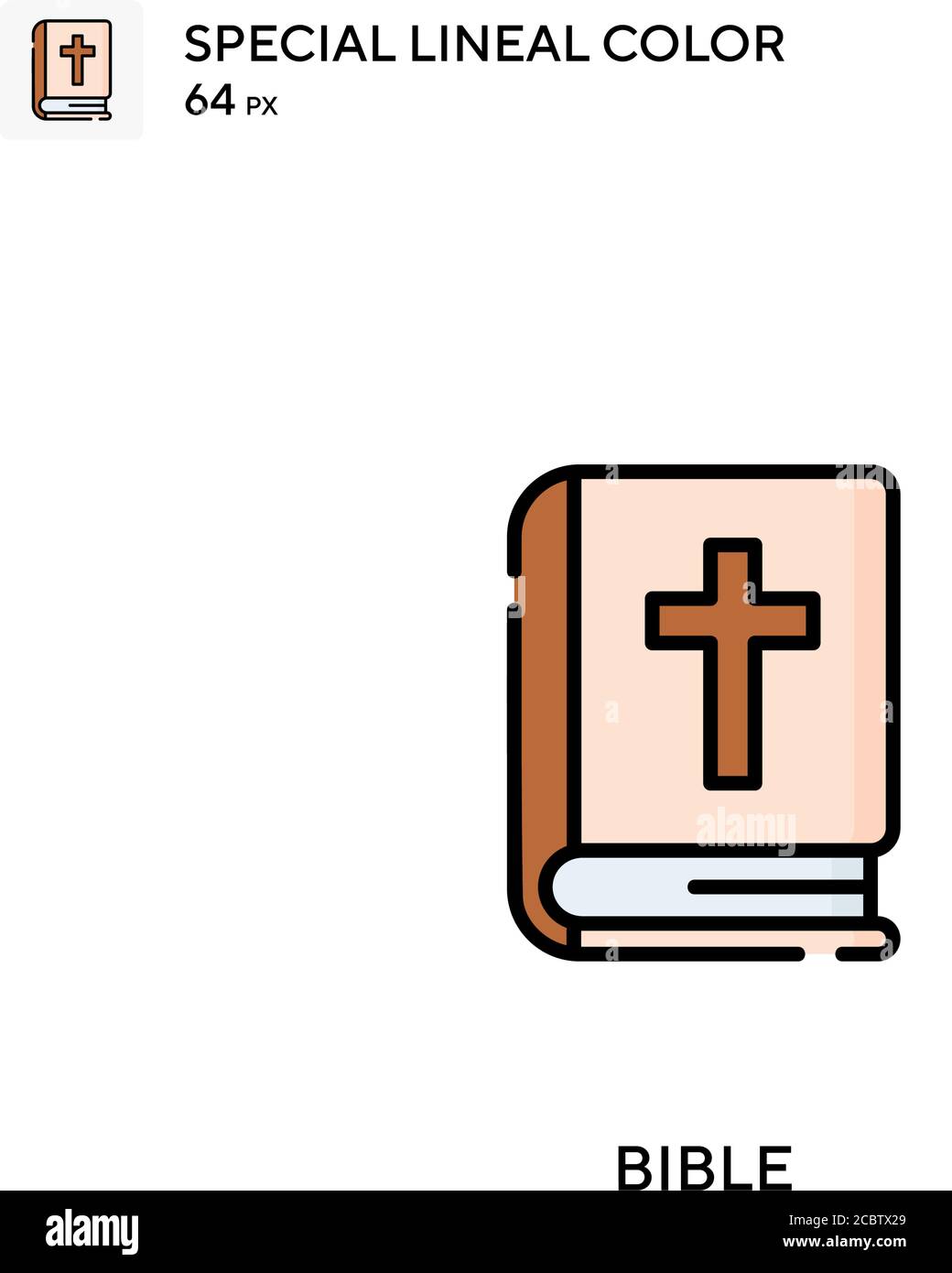 Bible Special lineal color vector icon. Bible icons for your business ...