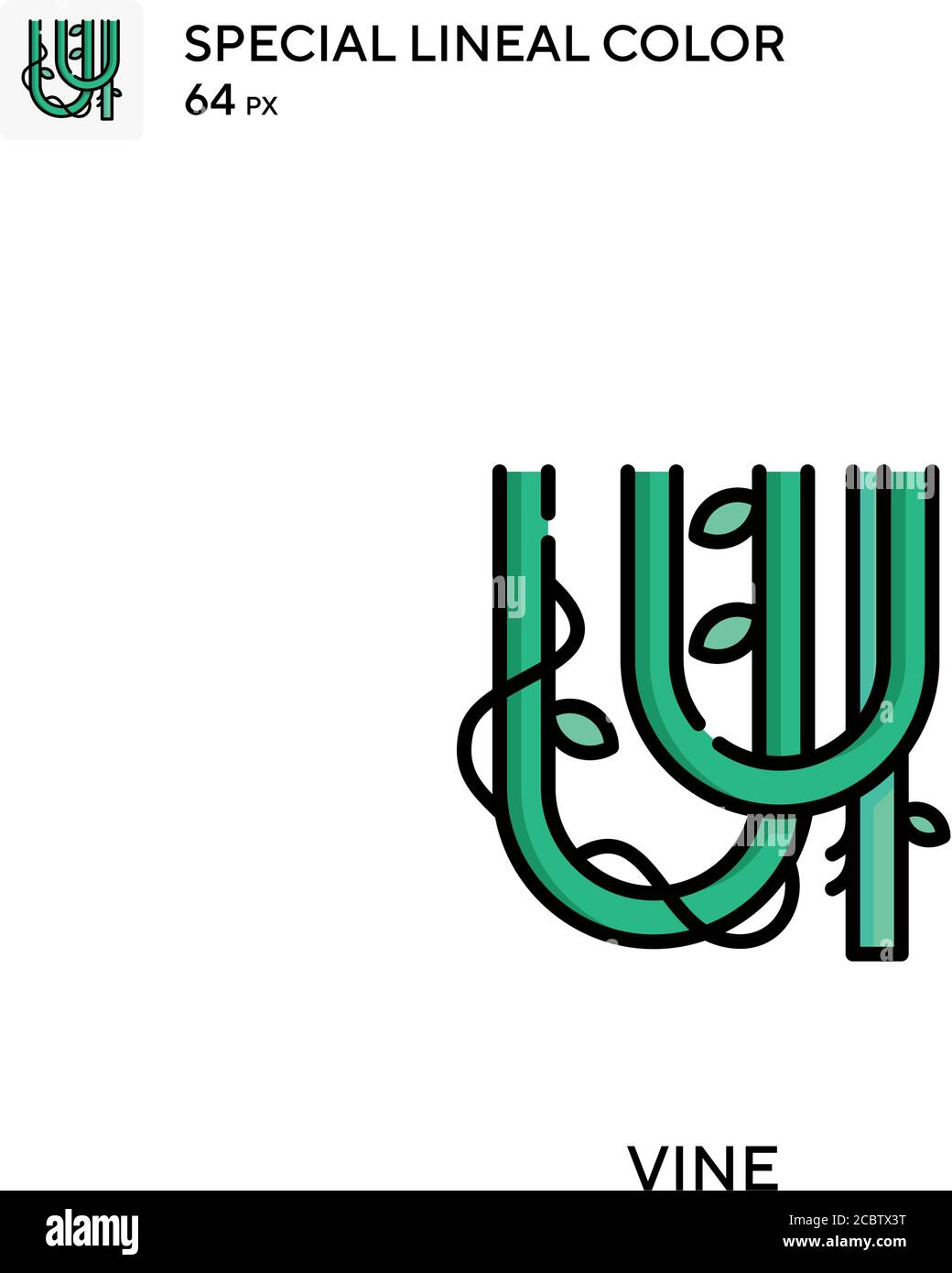 Vine Special lineal color vector icon. Vine icons for your business ...