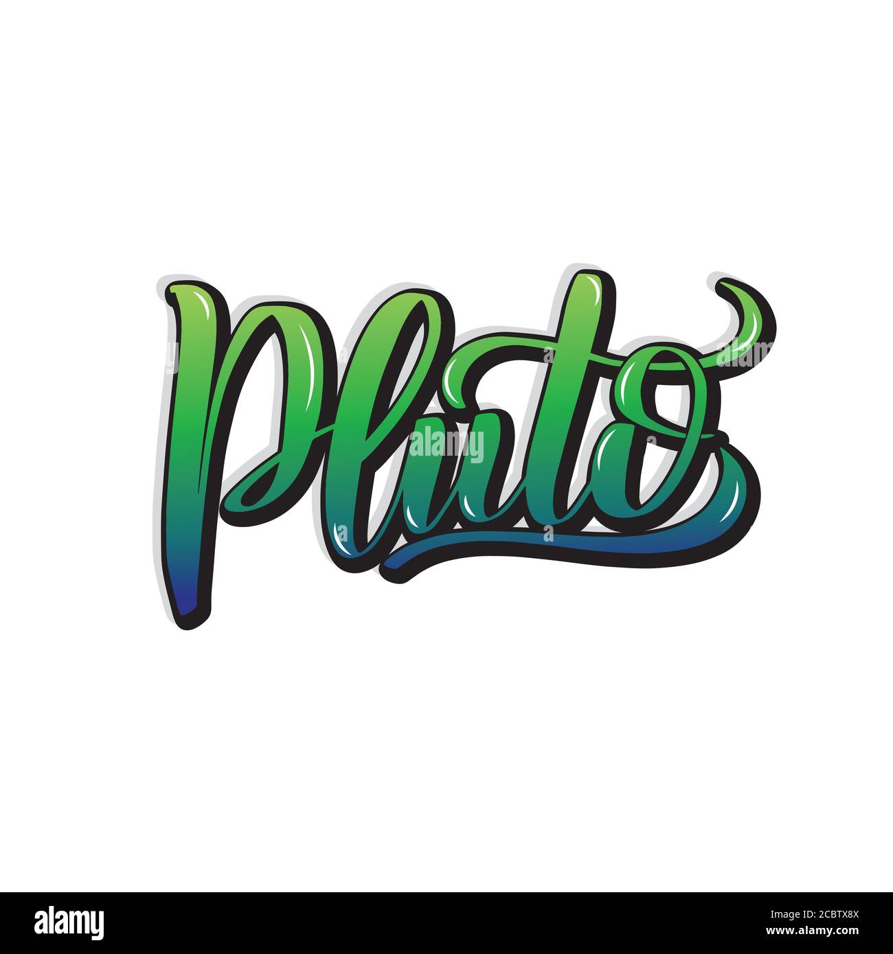 Pluto logo hi-res stock photography and images - Alamy