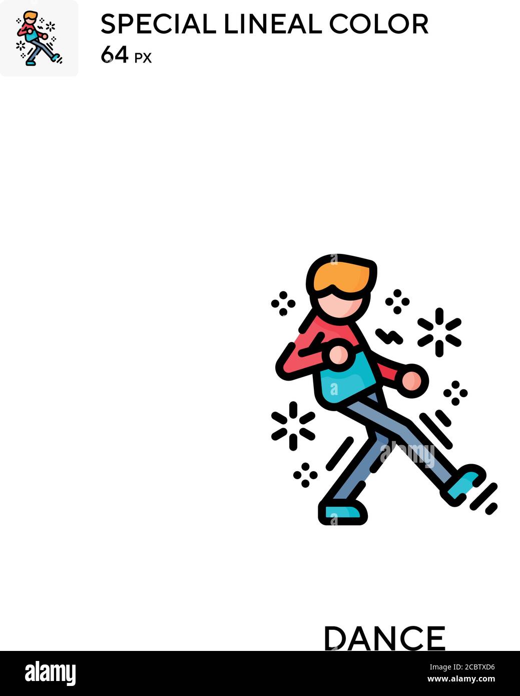 Dance Special lineal color vector icon. Dance icons for your business ...