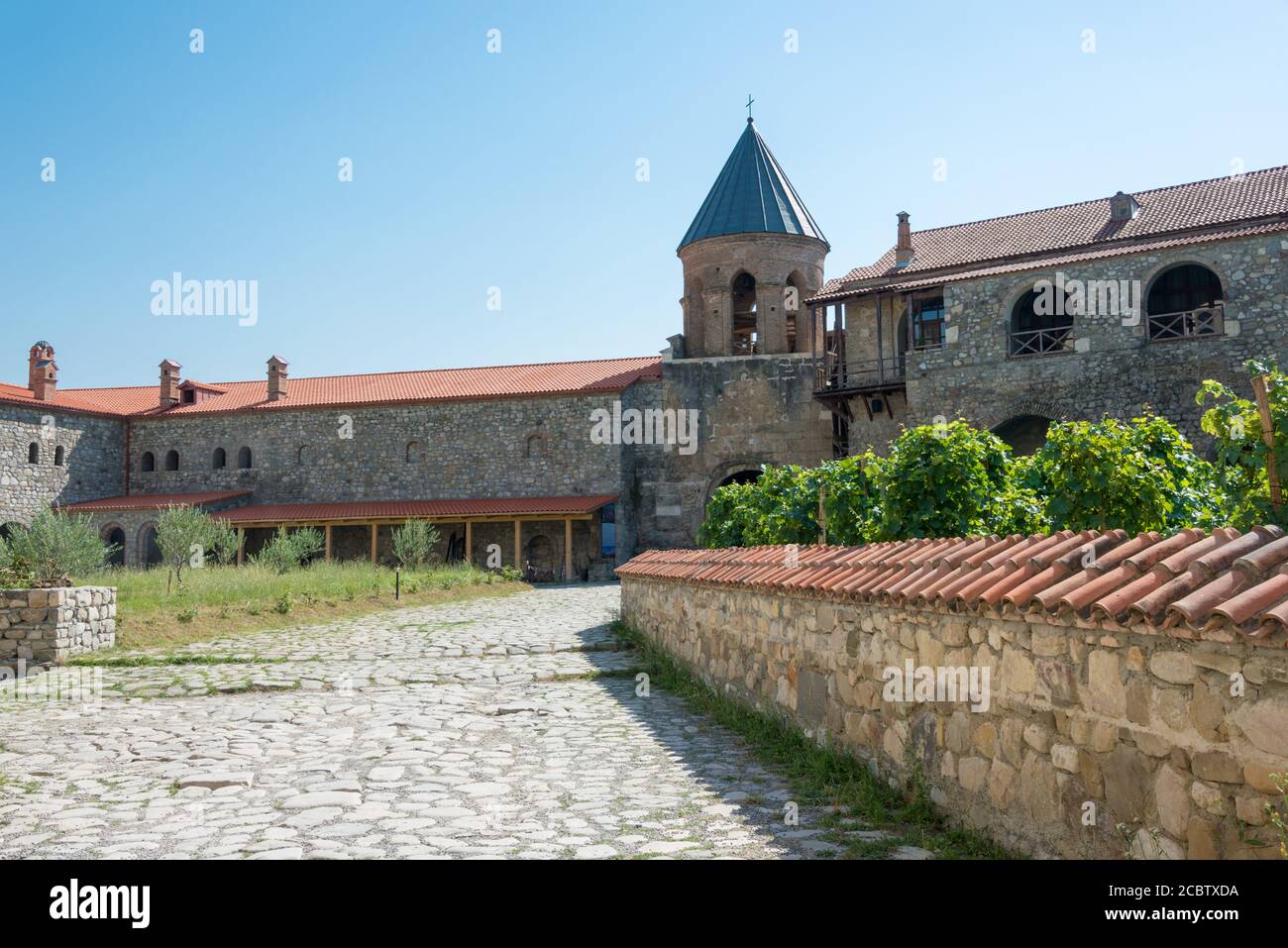 Telavi, Georgia - Alaverdi Monastery. a famous Historic site in Telavi ...