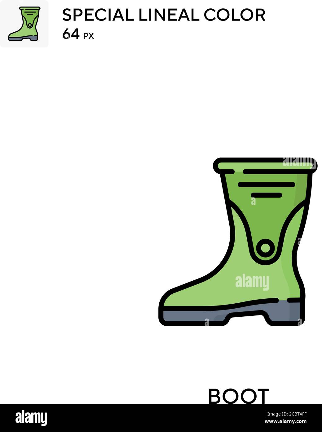 Boot Special lineal color vector icon. Boot icons for your business ...