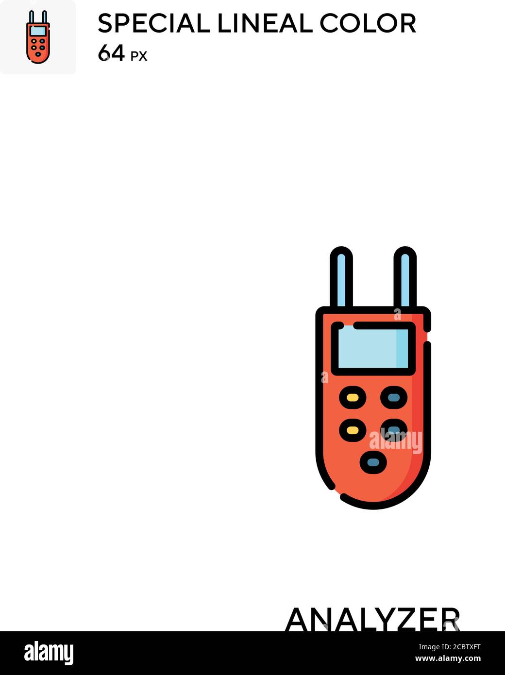 Analyzer Special lineal color vector icon. Analyzer icons for your ...