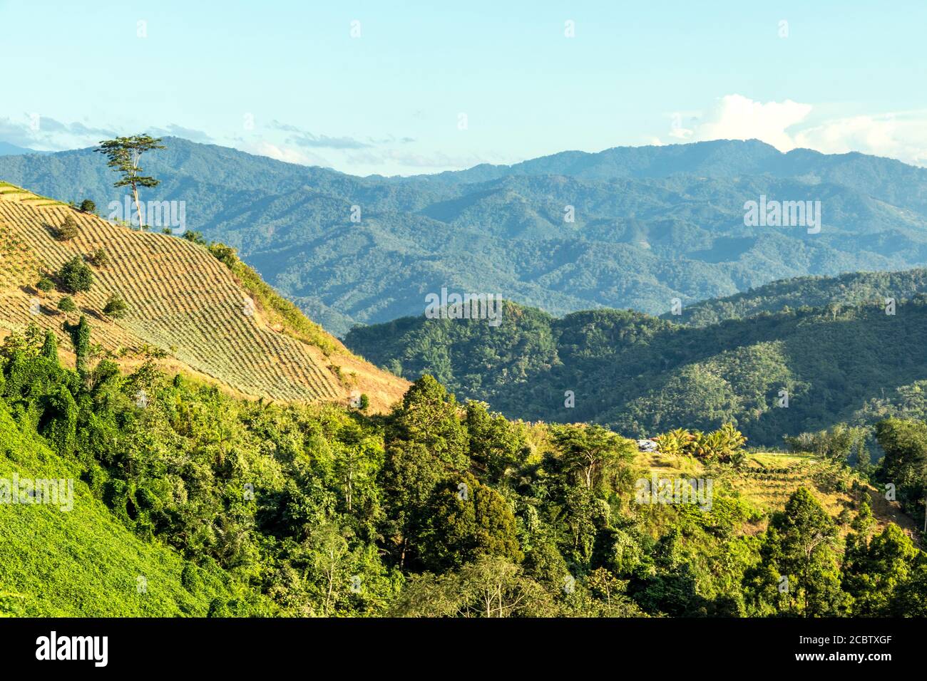 Landscapes around Telipok Sabah Borneo Malaysia Stock Photo - Alamy