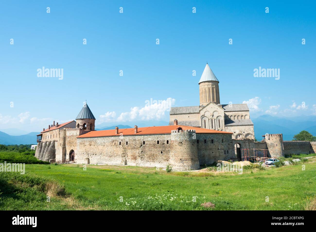 Telavi, Georgia - Alaverdi Monastery. a famous Historic site in Telavi ...