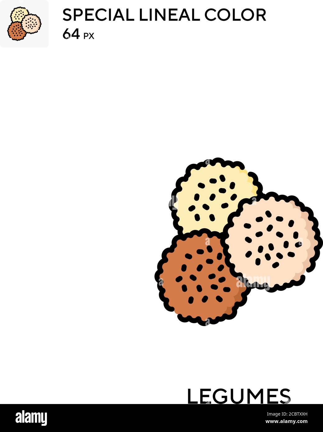 Legumes Special lineal color vector icon. Legumes icons for your ...