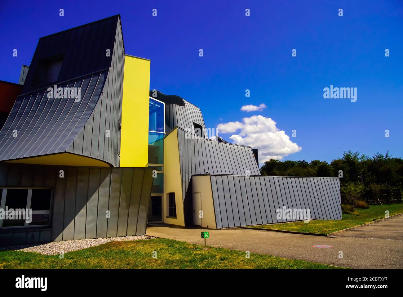 Vitra Headquarter in Birsfelden, Basel, Switzerland. Architect Gehry ...