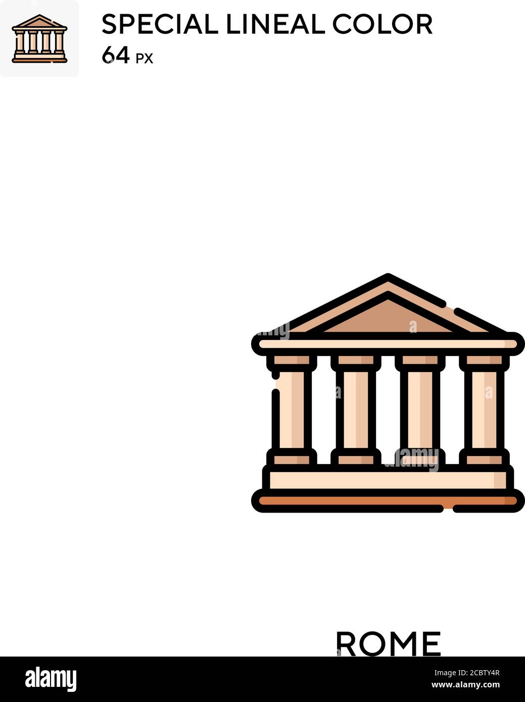Rome Special lineal color vector icon. Rome icons for your business ...