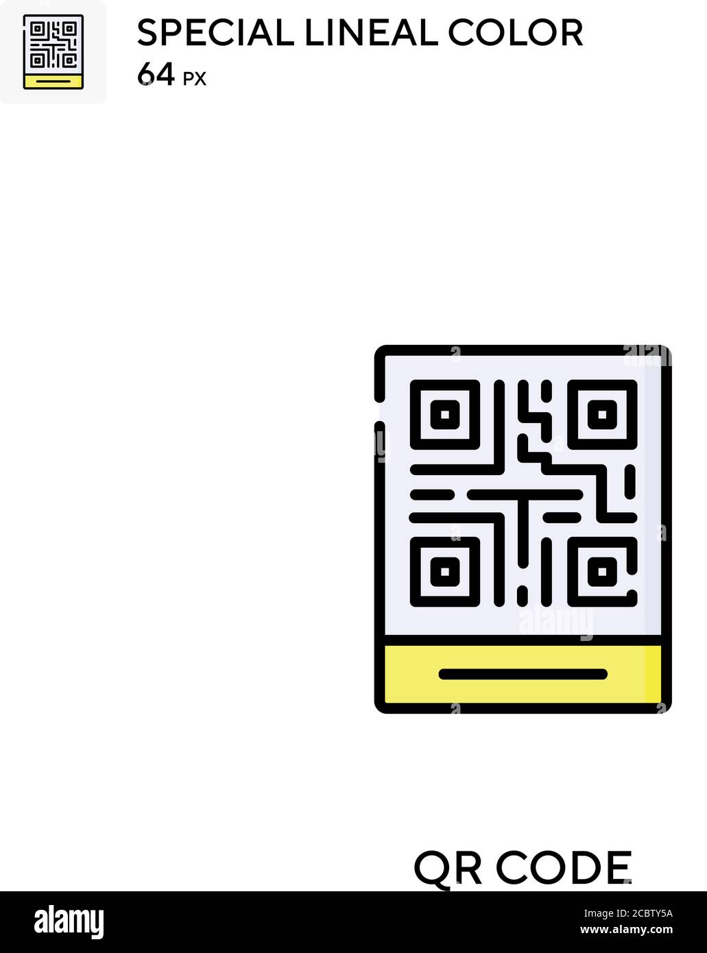 Qr code Special lineal color vector icon. Qr code icons for your ...