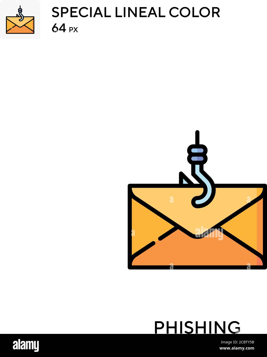 Phishing Special lineal color vector icon. Phishing icons for your ...