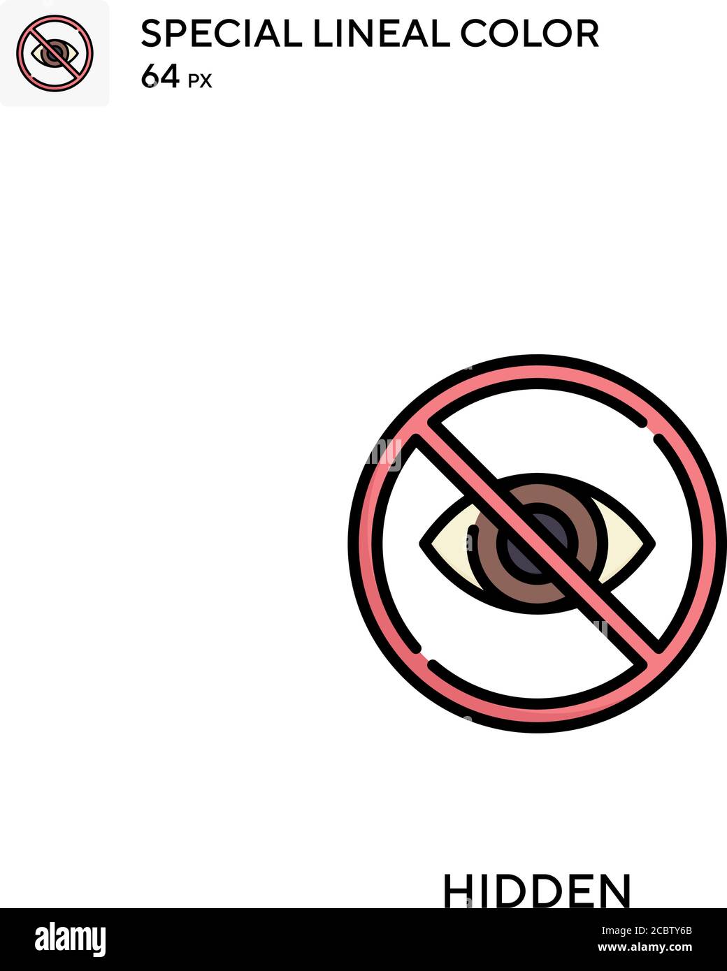 Hidden Special lineal color vector icon. Hidden icons for your business ...