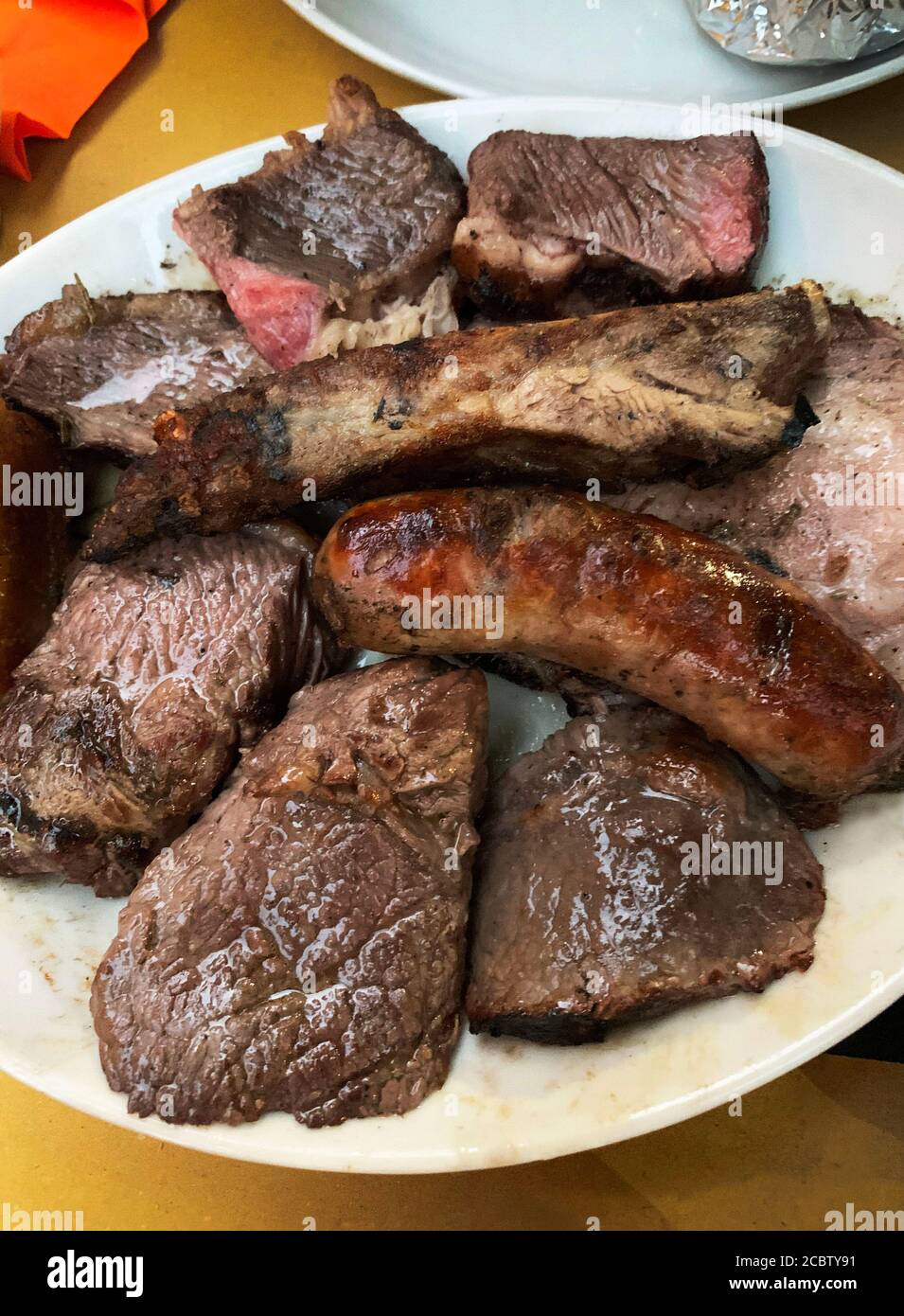 Mix meat pork beef restaurant hi-res stock photography and images - Alamy