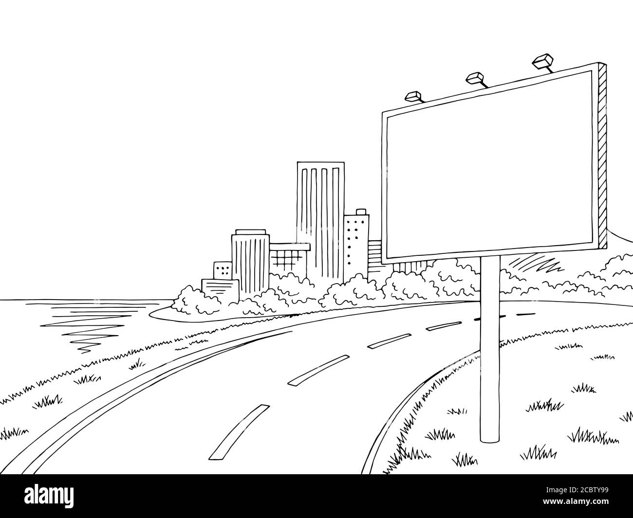 Road Clip Art Black And White