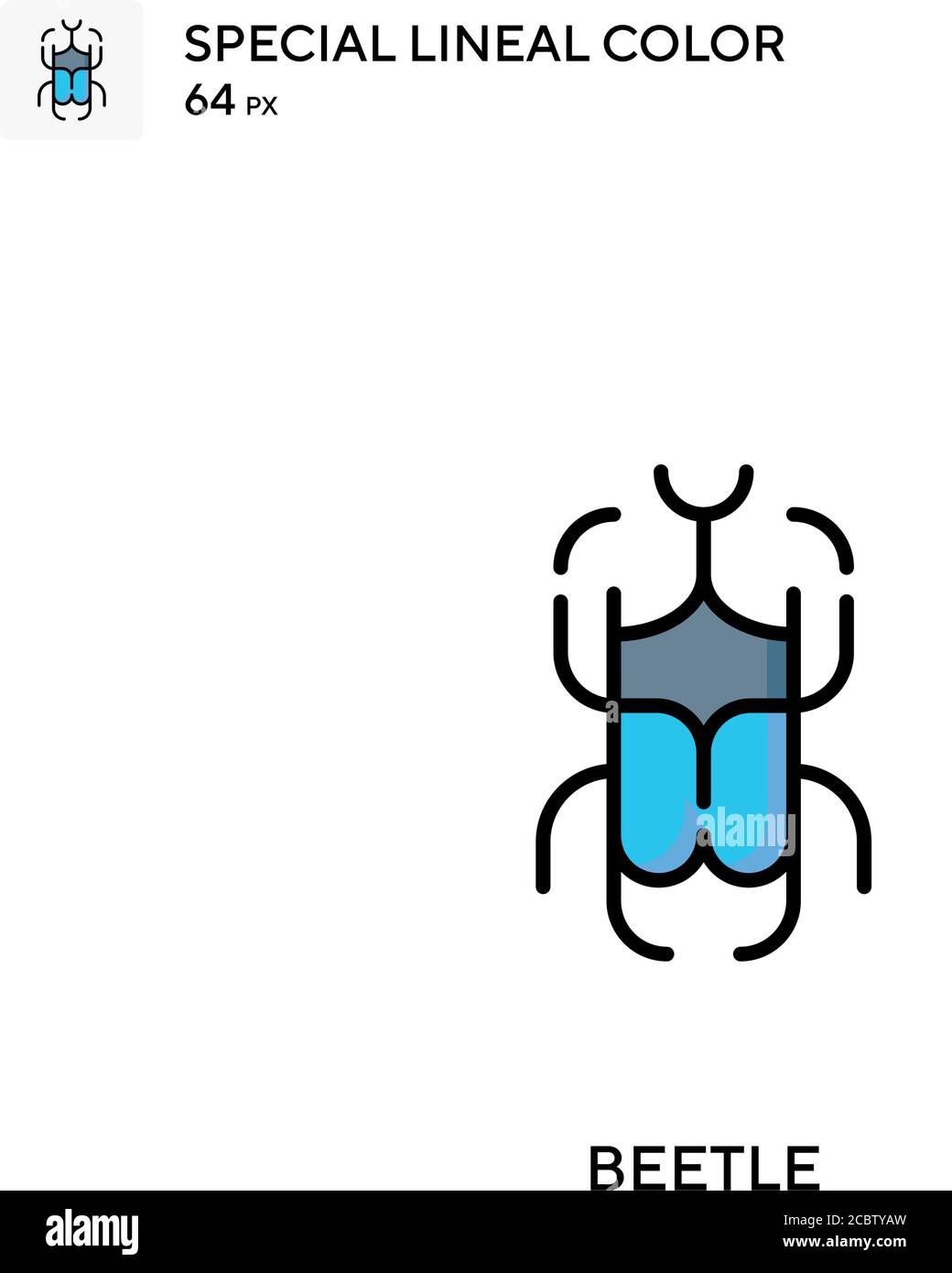 Beetle Special lineal color vector icon. Beetle icons for your business ...